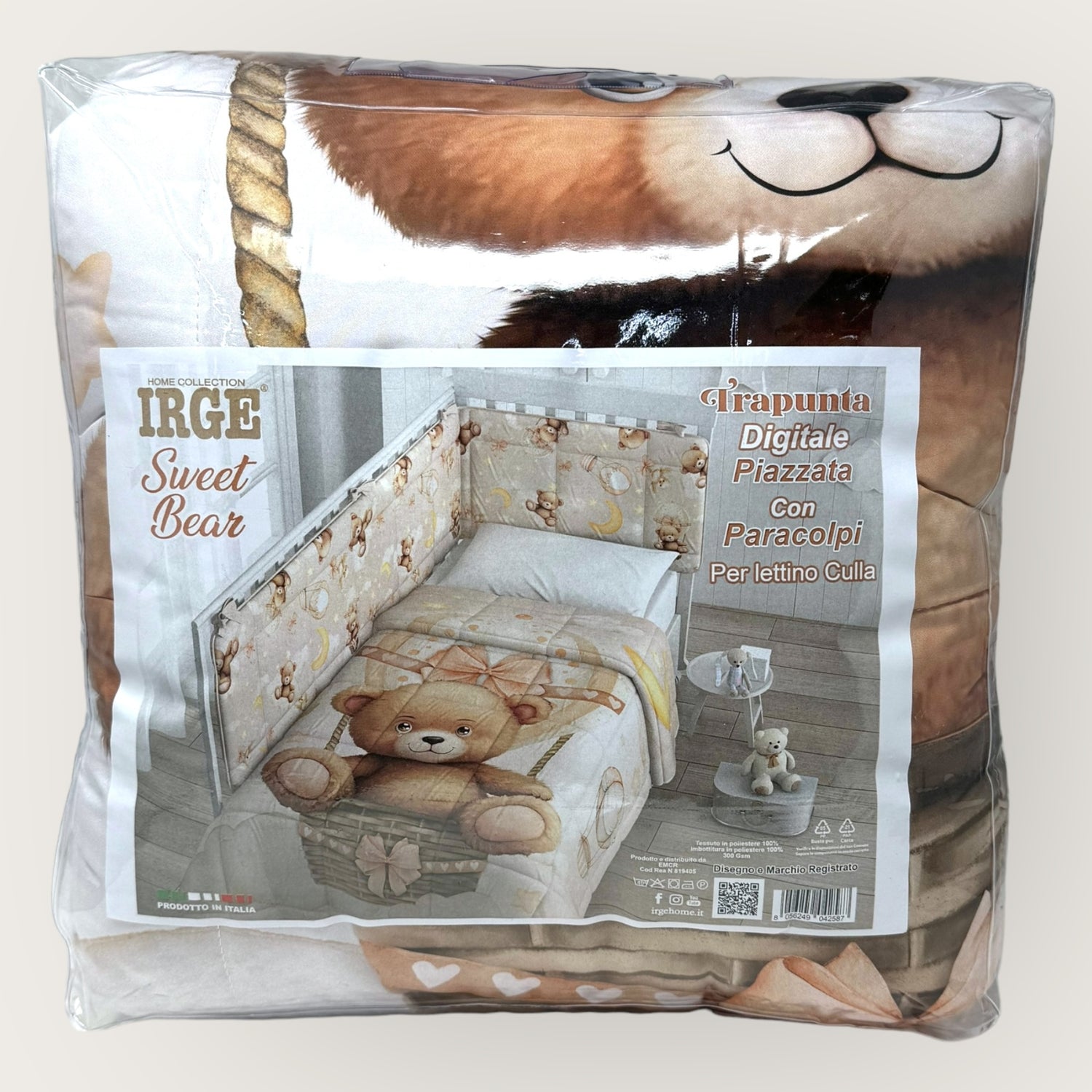 Irge-baby Trapunta Per Culla-lettino Con Paracolpi Stampa Digitale -es – Intimitaly