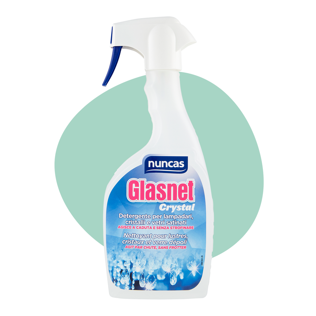 NUNCAS GLASNET DETERGENTE CRYSTAL LAMPADARI E CRISTALLI - 500ML ...
